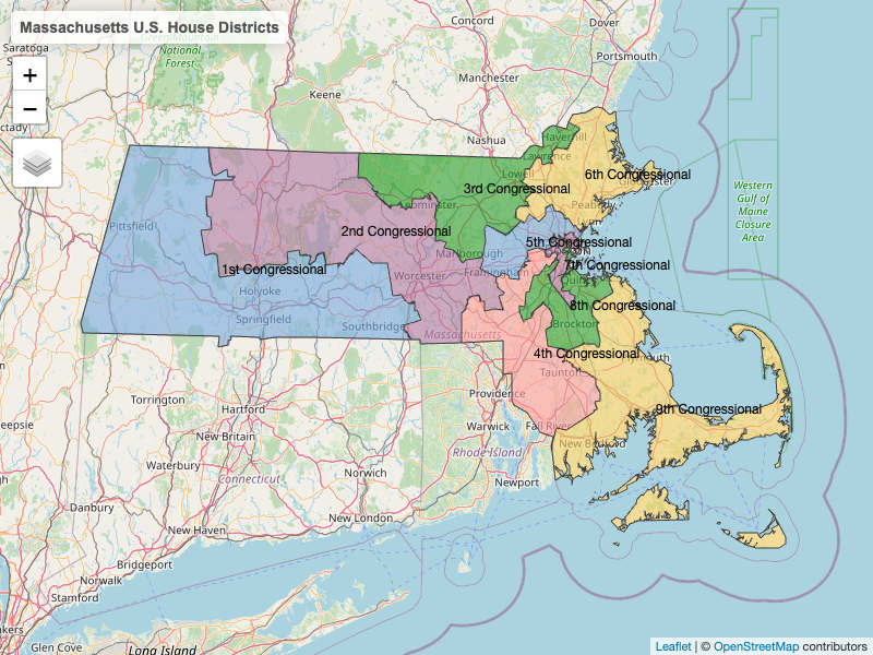 mapoli - Massachusetts U.S. House Districts